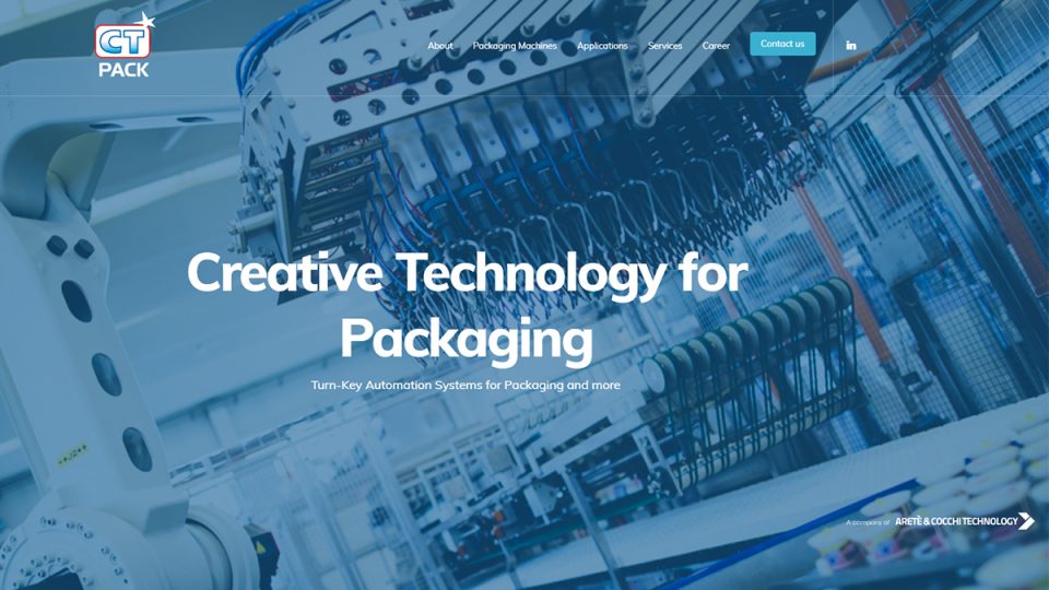 The new website ctpack.com is online | Packaging Machine